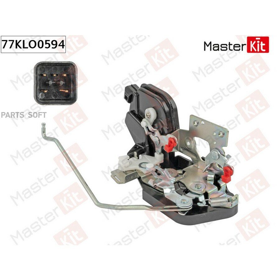 MASTERKIT 77KLO0594 Замок двери перед. лев. HYUNDAI ELANTRA (XD) 2000 -