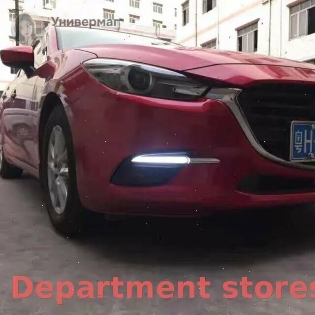 Фара автомобильная, арт. Mazda 3 Axela (2017–2019) Дневные ходовые огни с функцией поворотника и противотуманные фары на
