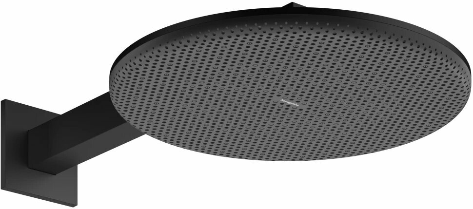 Верхний душ Hansgrohe Raindance Alive S 24540670 300 мм, 2 режима, с кронштейном, черный матовый