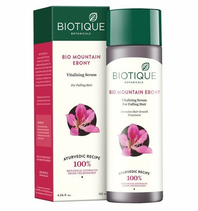 Сыворотка Biotique Bio против выпадения волос тонизирующая с Горным Черным деревом, 120 мл