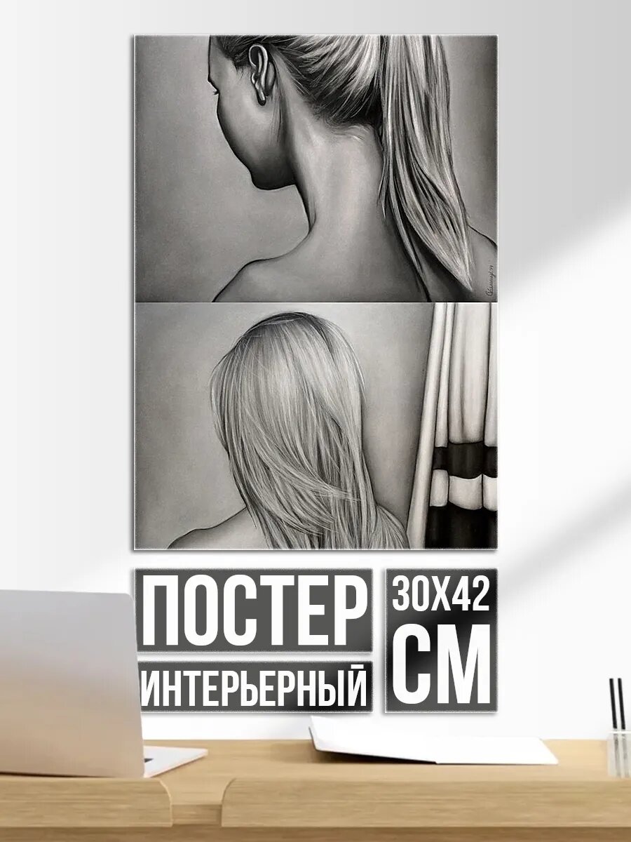 Плакат постер Прически женские