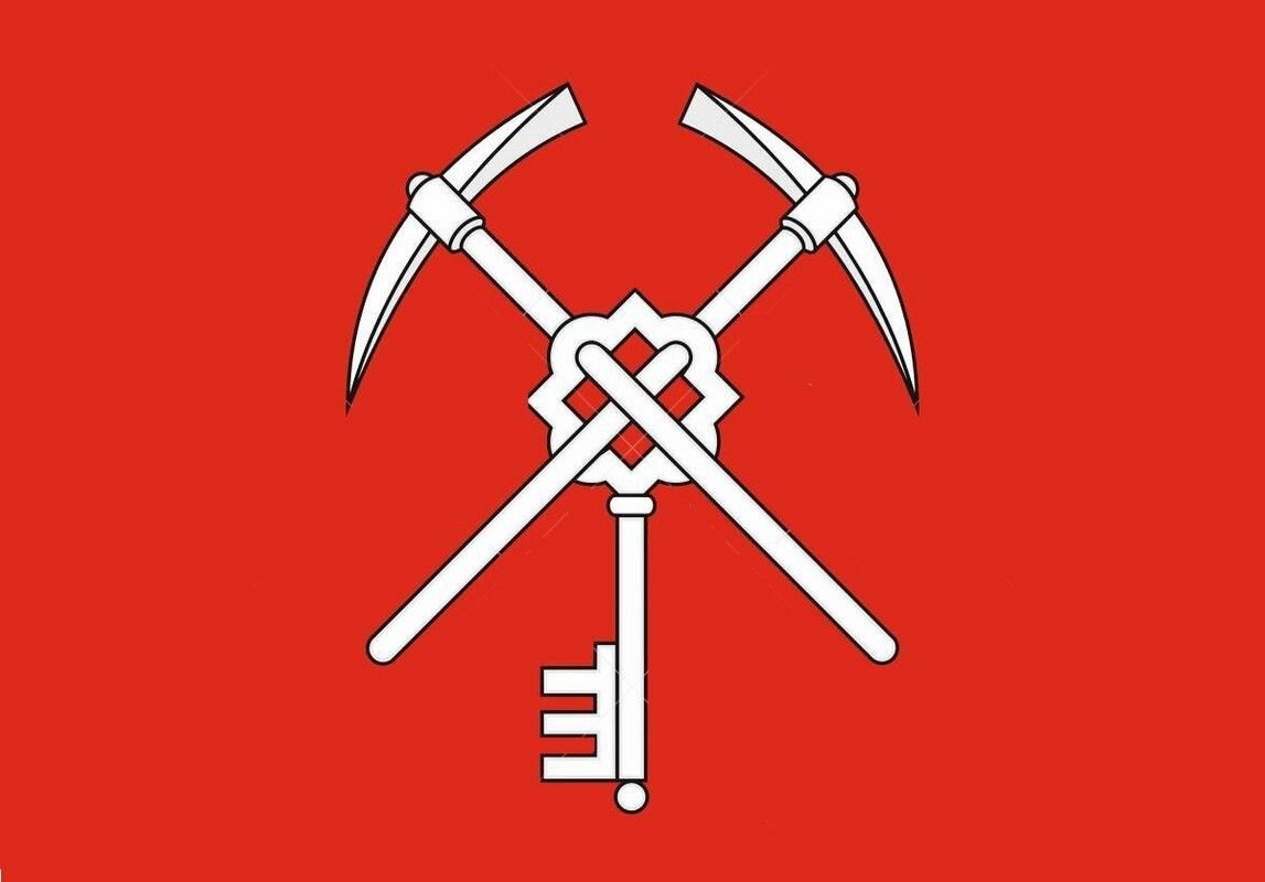 Термонаклейка флаг Щёкино, 7 шт