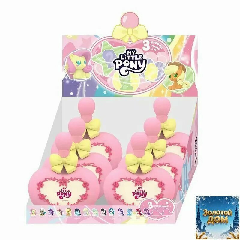 Фигурки Пони My little pony 1 флакончик по 3 фигурке в наборе