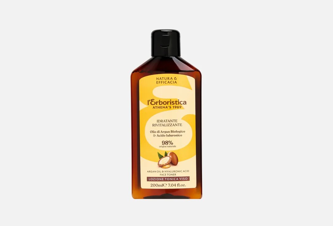 L'ERBORISTICA Argan oil & AHA Тоник для лица 200мл