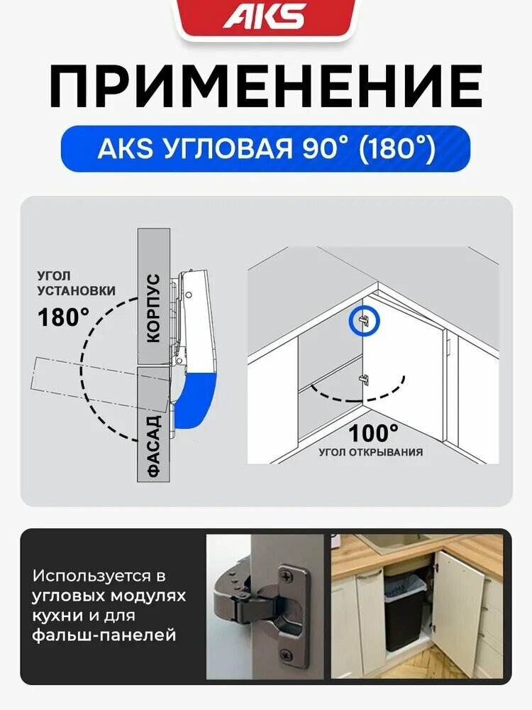 Петля мебельная — фото 1