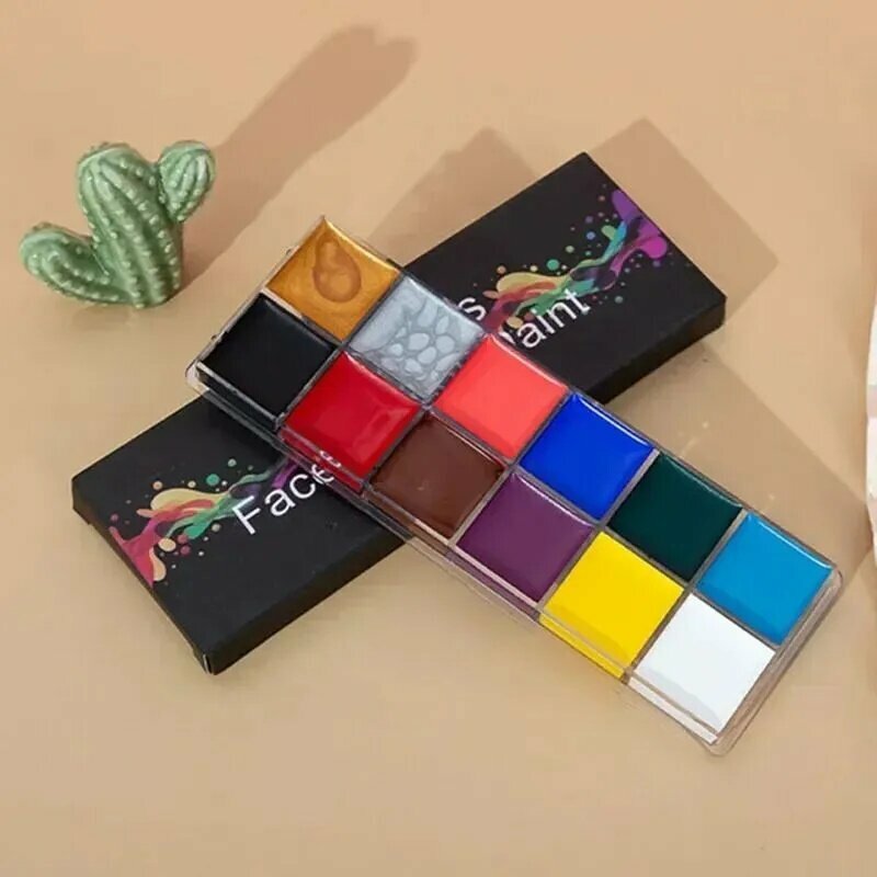 Набор красок для рисования по телу art children's Makeup painting 12 цветов