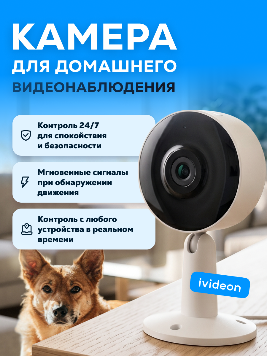 Камера видеонаблюдения для дома Ivideon Cute 4