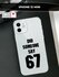 Чехол на Apple iPhone 12 mini / Айфон 12 Мини с принтом Напись: Кто-то сказал 67...
