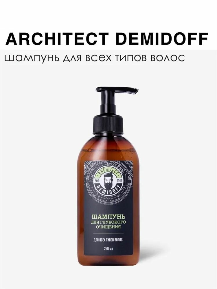 ARCHITECT DEMIDOFF Шампунь для глубокого очищения муж, 250 мл