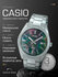 Наручные часы CASIO, серебряный, фиолетовый, синий