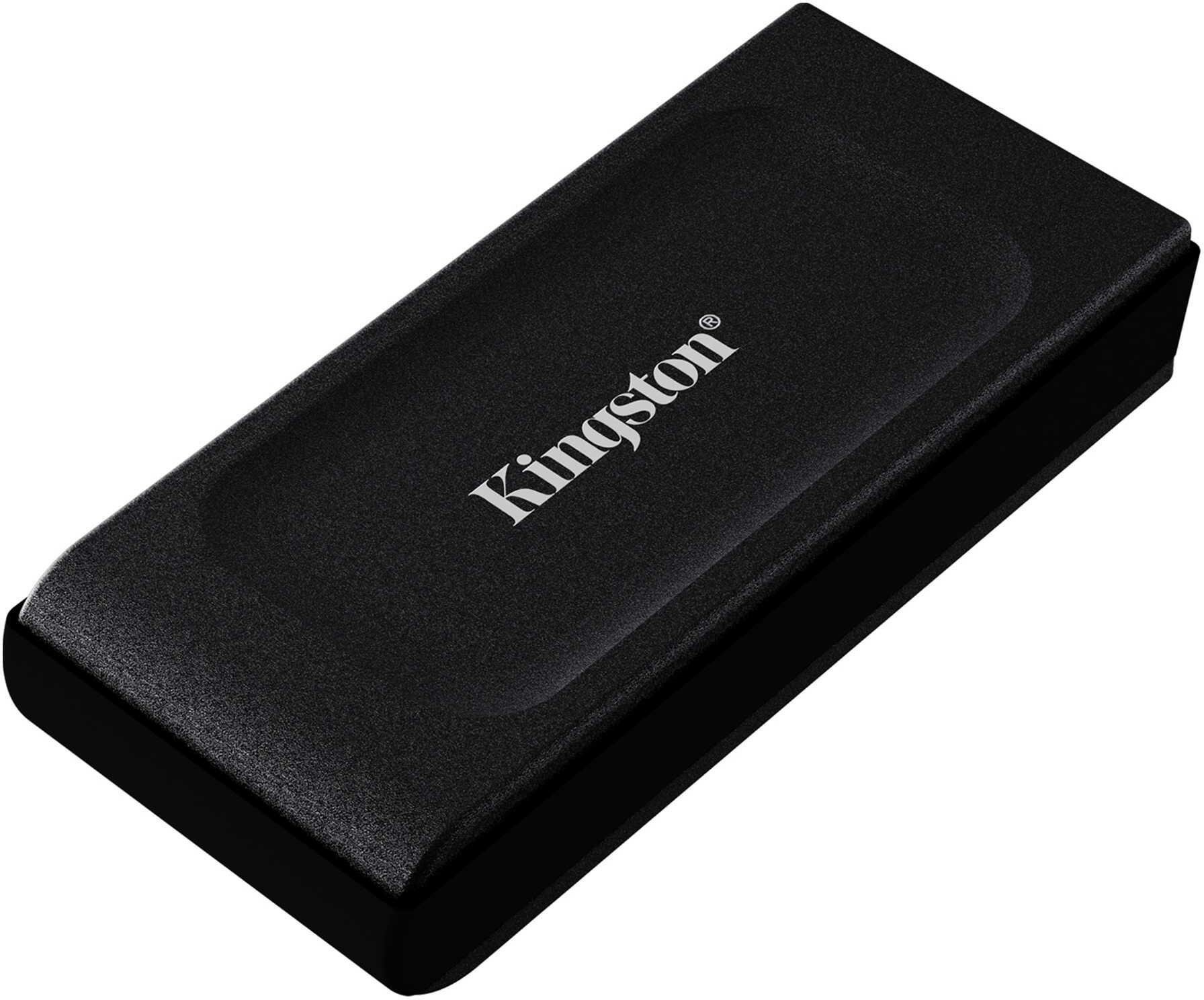 Внешний SSD диск 1.8" 2 Tb USB Type-C Kingston XS1000 черный