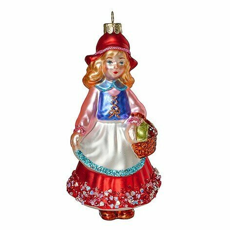 Елочная игрушка Красная шапочка, 15см