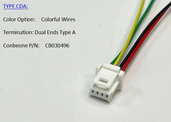 Кабель Molex Pico Clasp 4P, 1000MM, TYPE CDA