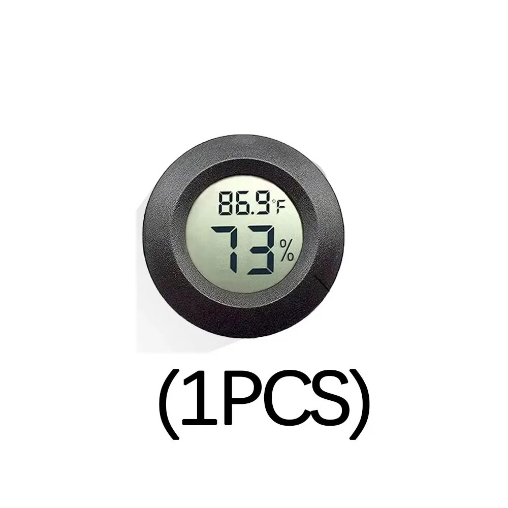 Цифровой круглый термогигрометр 1PCS