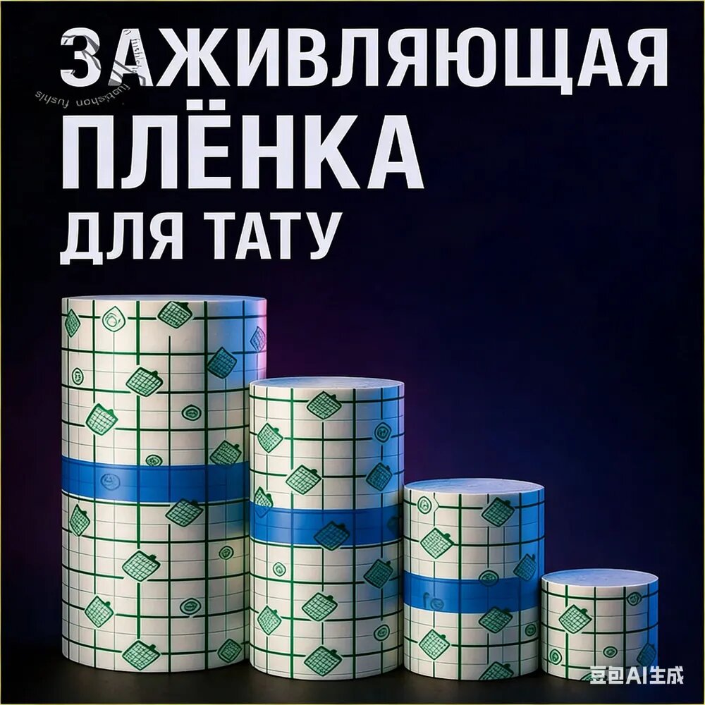 Заживляющая пленка для тату,10см 2m