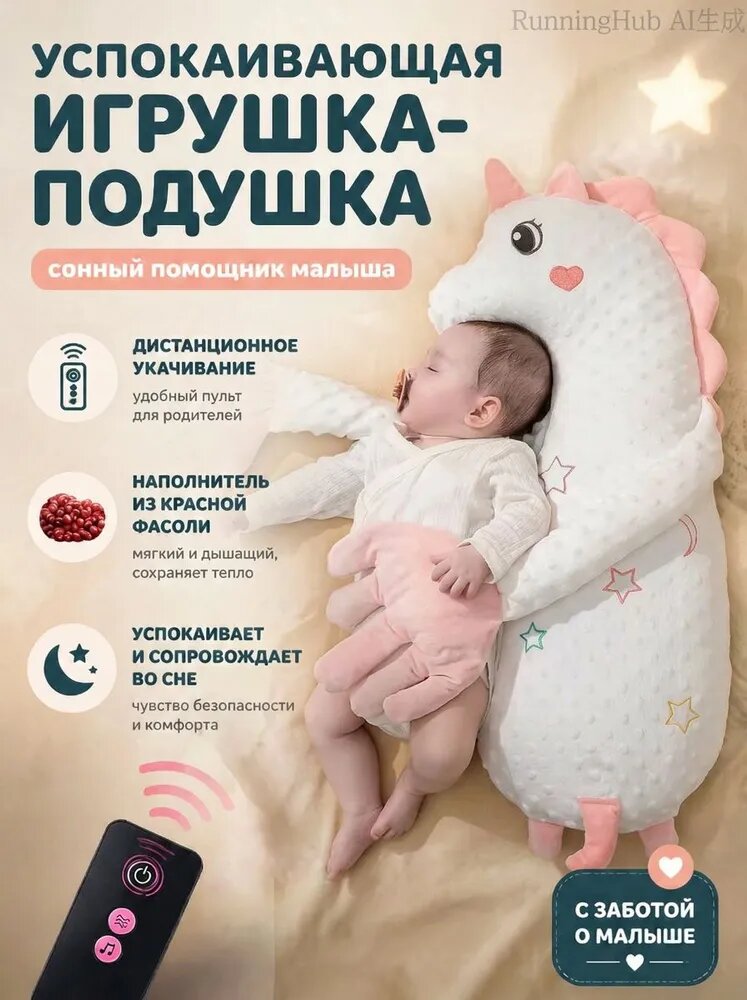 Успокаивающая ладонь, для новорожденных, мягкое давление,65*24*16cm