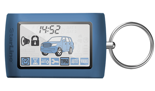 Брелок для автосигнализации StarLine D94 Slave с дисплеем Dialog пейджер