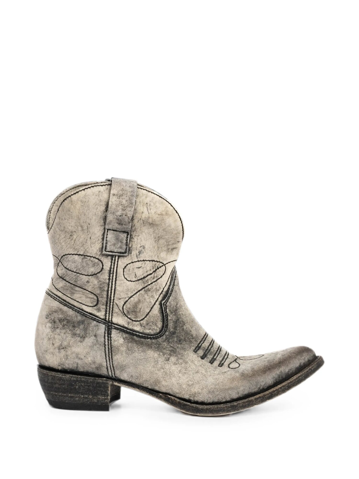 Сапоги Leather cowboy boots
