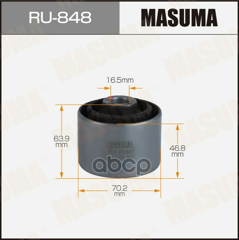 Сайлентблок рычага подвески Masuma арт. RU-848
