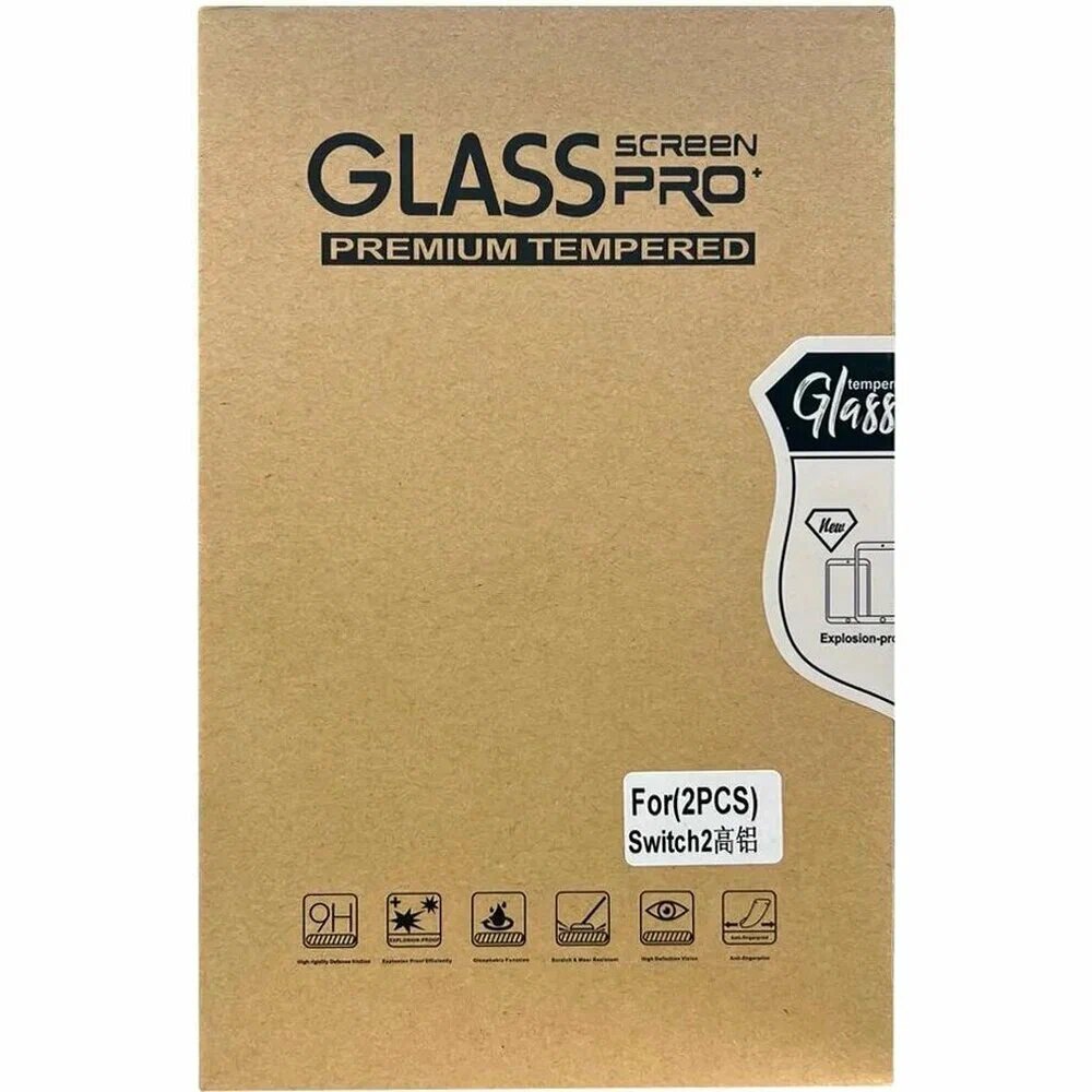 Защитное стекло Premier Tempered Screen Glass Pro для Nintendo Switch 2 (2шт)
