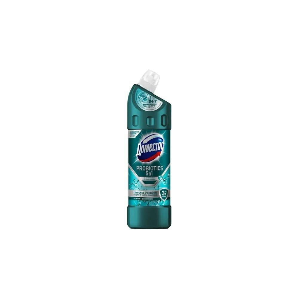 Доместос средство чистящее DOMESTOS пробиотик зеленая свежесть 12x750МЛ 4605922022947