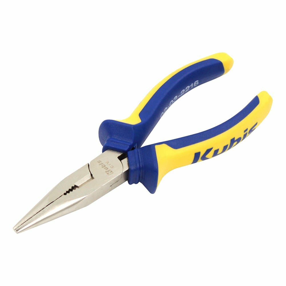 Длинногубцы прямые KUBIS ProGripper 160 мм, CrV, HRC 47-52 02-03-2216