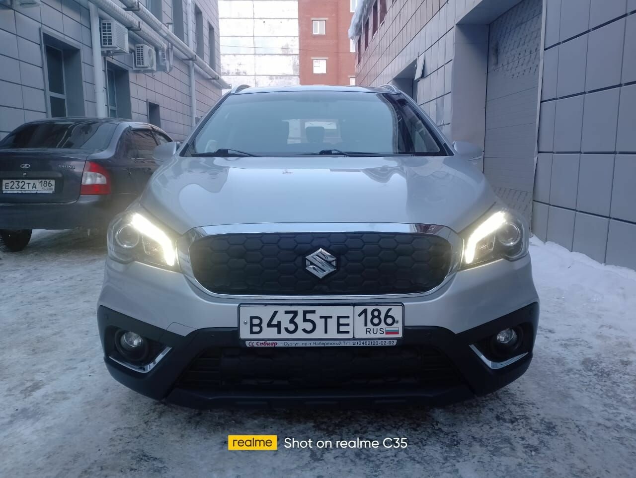 Утеплитель радиатора Экономия топлива Suzuki SX4 (2016 -2022) II Рестайлинг Сузуки ЭсИкс4 без радара