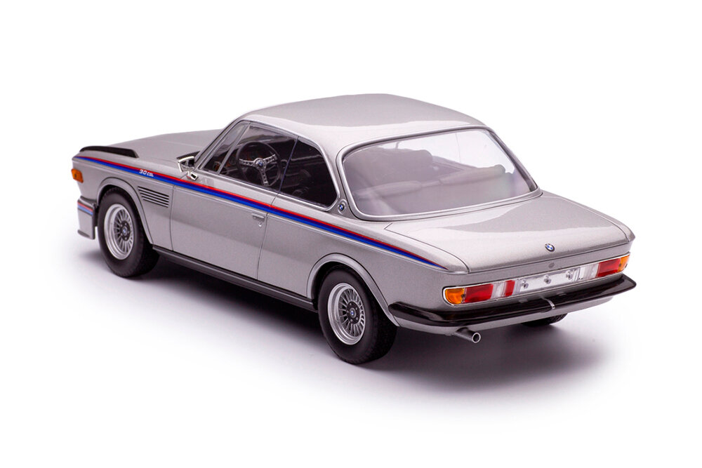 Модель коллекционная MINICHAMPS Bmw 3.0 csl E9 1973 silver — фото 1