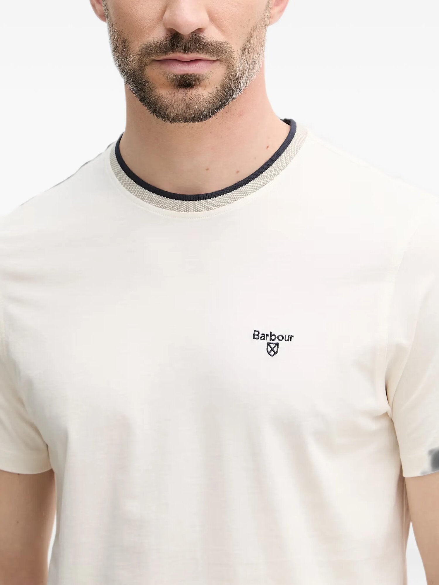 Футболка Barbour Cornsay T-shirt, размер 50, белый — фото 1