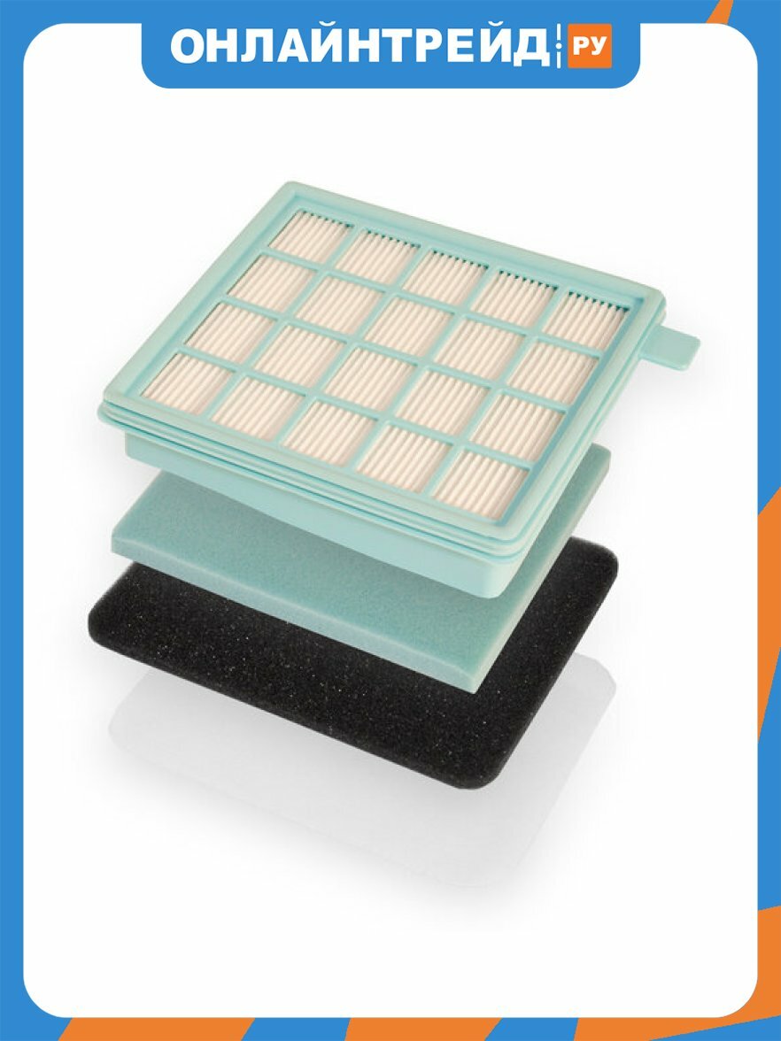 Фильтр Filtero Hepa Filter FTH 72 для пылесосов Philips