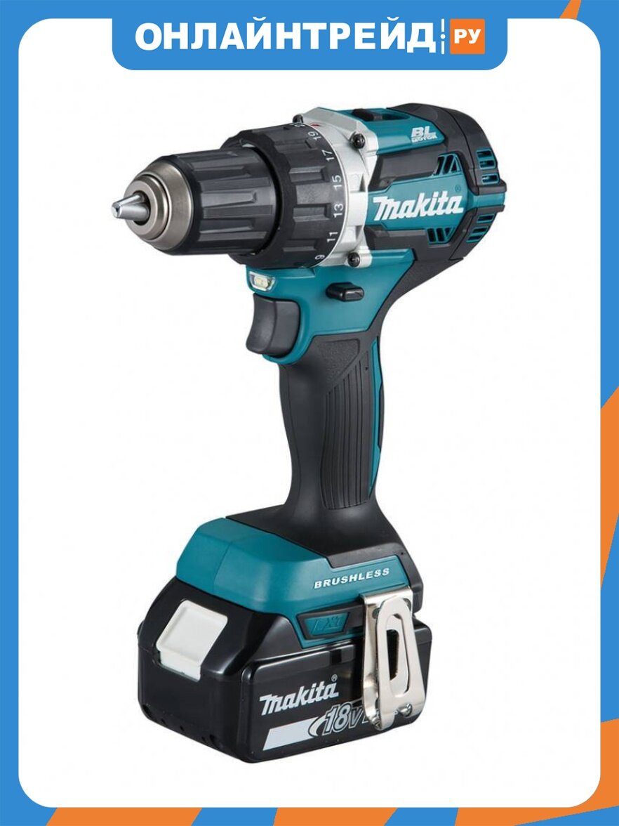 Дрель-шуруповерт аккумуляторная Makita DDF484RT LXT