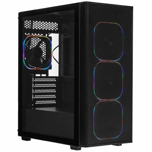 Компьютерный корпус XASTRA A300M (A300M-4FG12A-C6) черный - Mini Tower, Micro-ATX, USB 3.2 Gen 1 Type-A, USB 3.2 Gen 1 Type-C