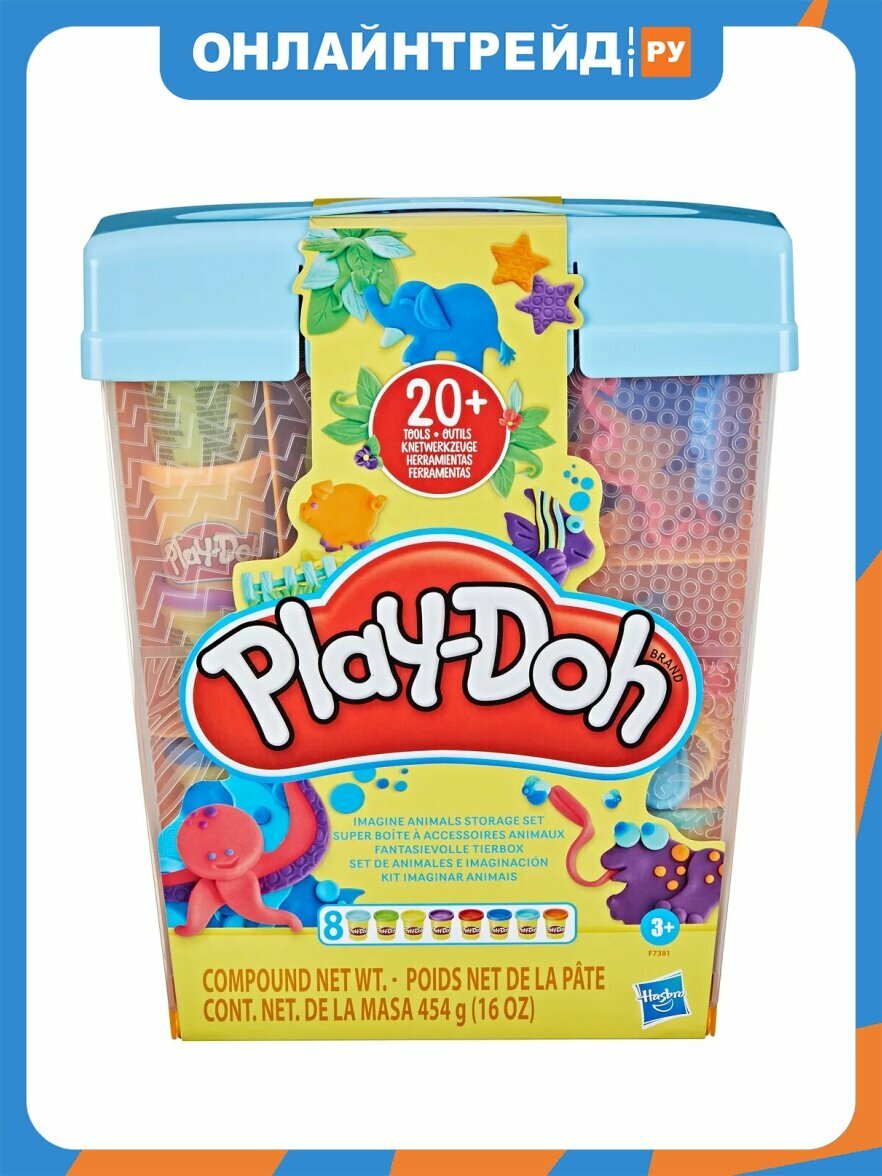 Масса для лепки Play-doh Мир животных