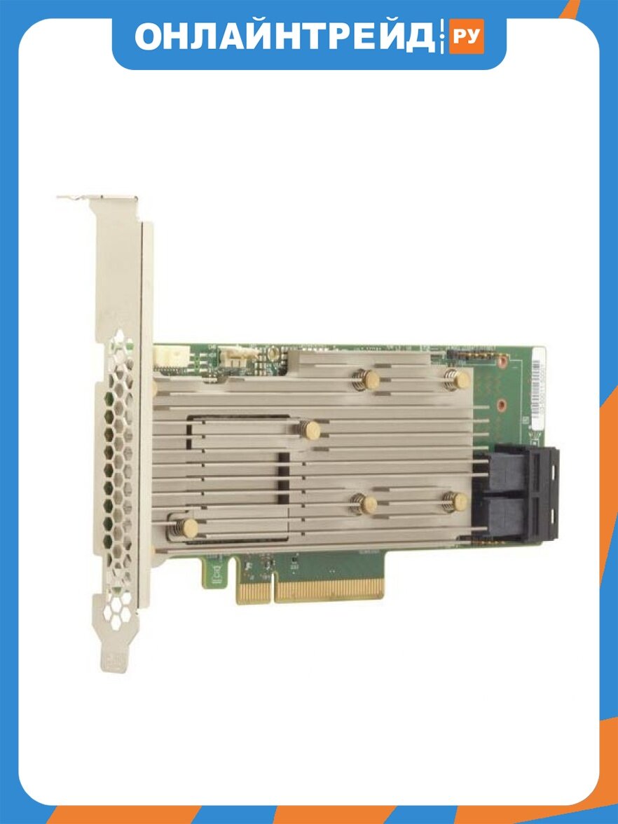 Контроллер Broadcom MegaRAID 9460-8i, 12Gb/s SAS/SATA/NVMe, x8 PCIe Gen 3.0, 2GB cache, Two SFF-8643 (05-50011-02)