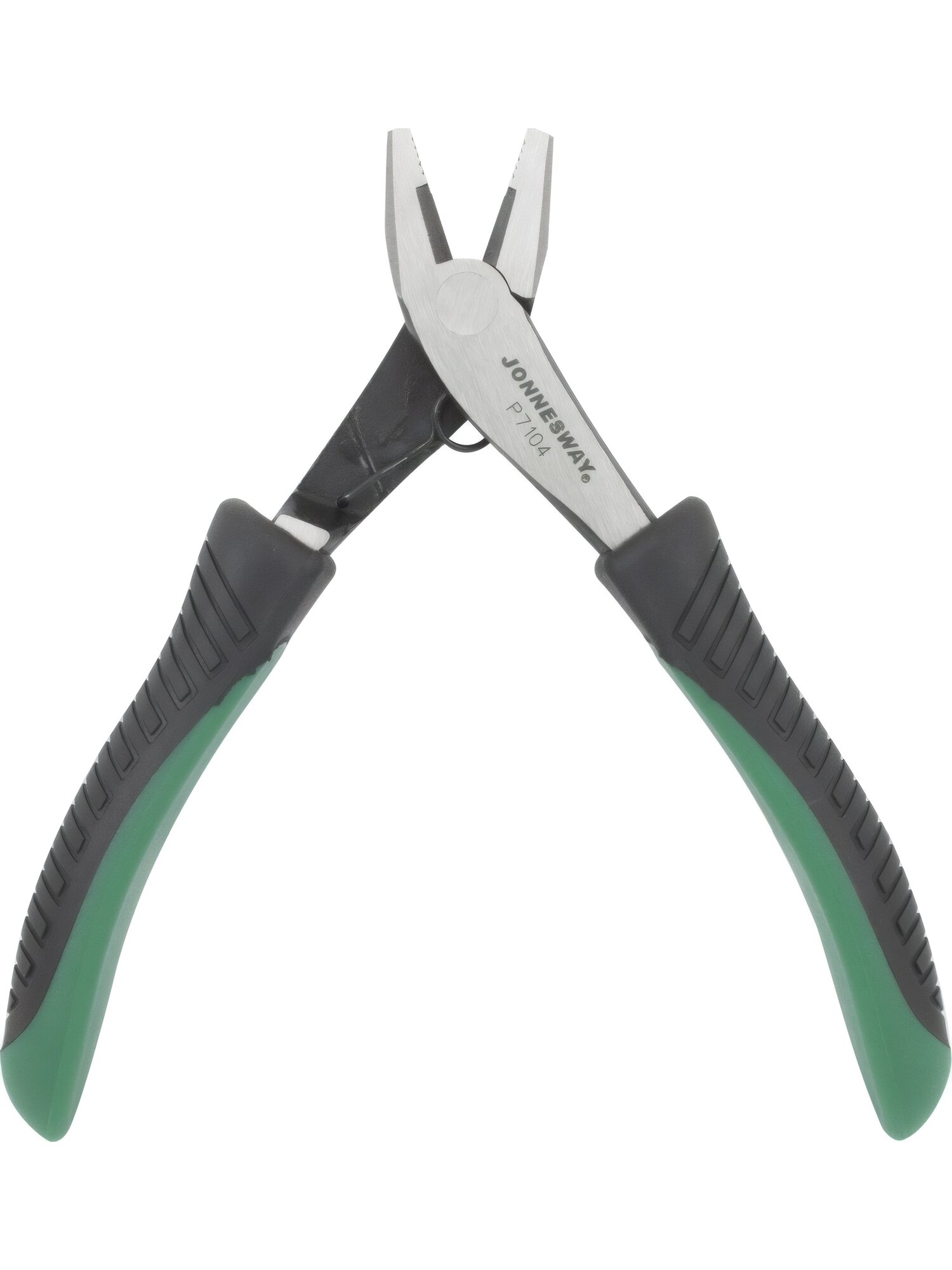 Пассатижи Jonnesway P7104 с двухкомпонентными рукоятками, мини, 120 мм