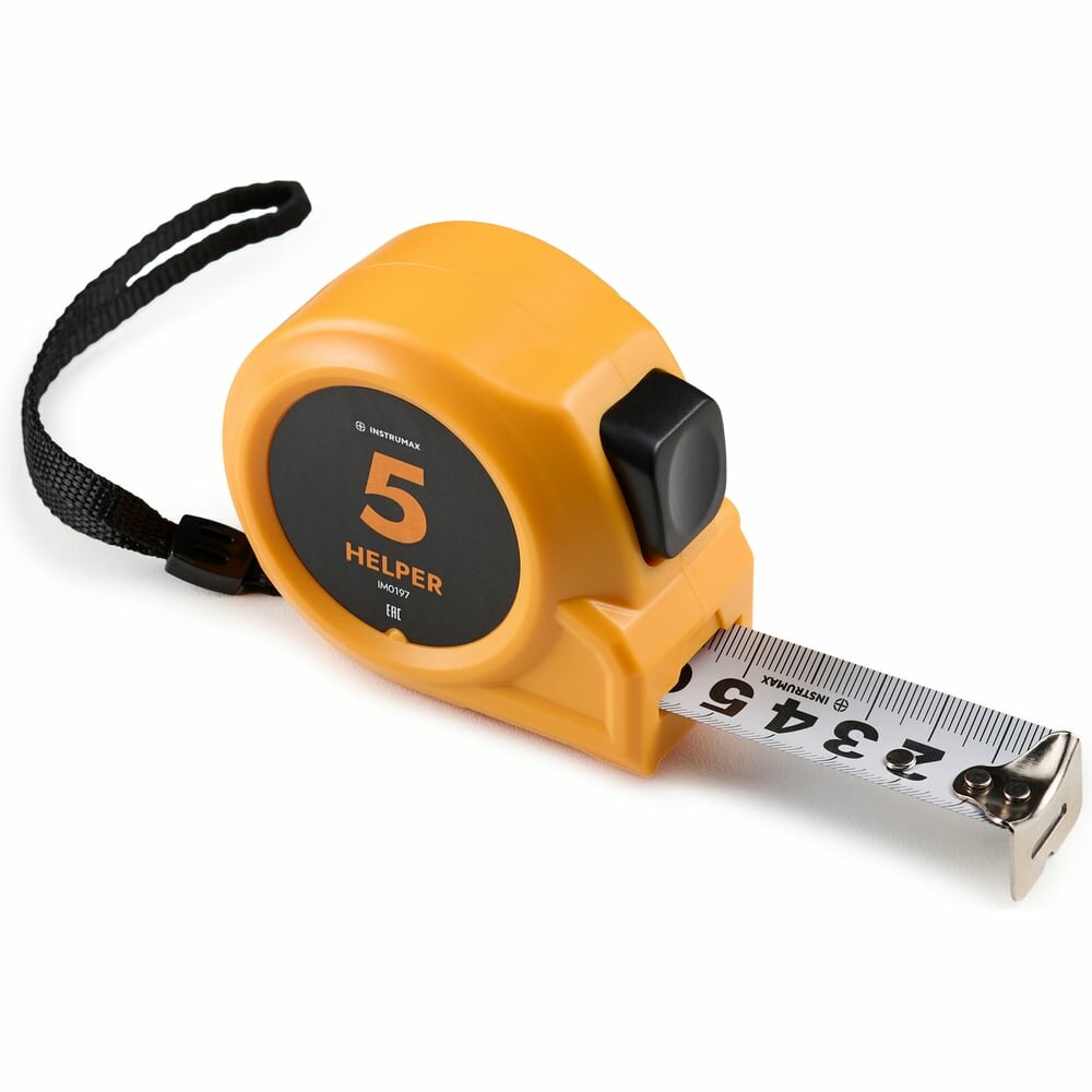 Рулетка INSTRUMAX HELPER 5 с автостопом (5м; лента:25мм; нейлоновое покрытие) IM0197