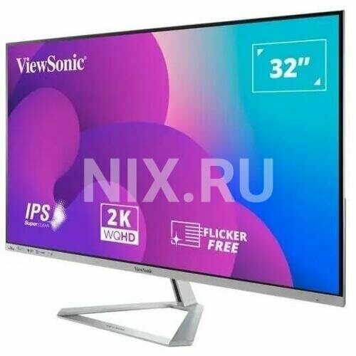 Монитор ViewSonic 31.5 VX3276-2K-mhd-2 черный IPS LED 16:9 HDMI M/M матовая 1200:1 250cd 178гр/178гр
