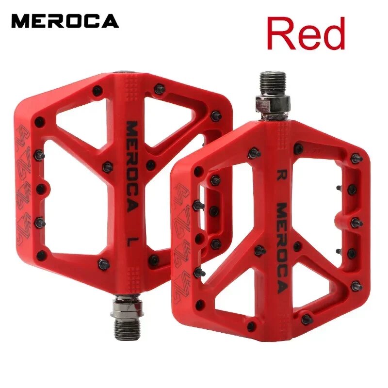 Педали MEROCA Ultra-Light Nylon Fiber Красный, Red