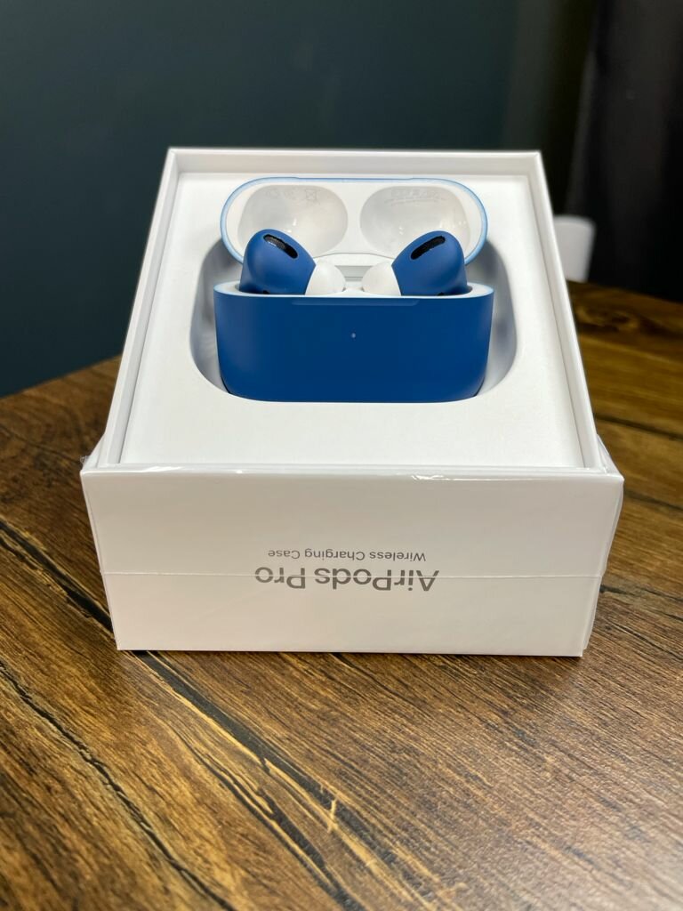 Наушники AirPods Pro 2 Color Type-C (2023) Синий Капри матовый (Ral_5019)