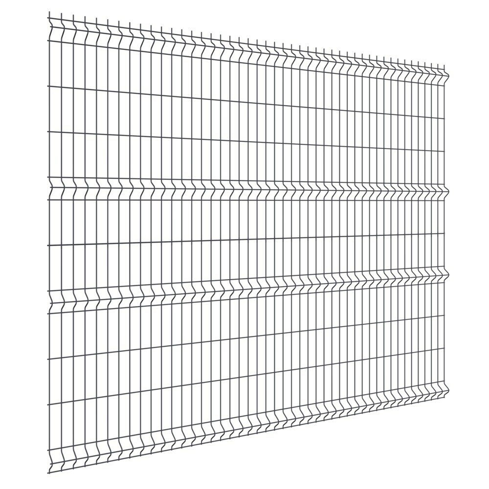 Секция заборная 3D Medium 2030х2500 мм d4 мм ячейка 55х200 мм графитовый серый RAL 7024 Grand Line