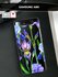 Чехол на Samsung Galaxy A80 / Самсунг Гэлакси A80 с принтом "Синие ирисы", прозр...