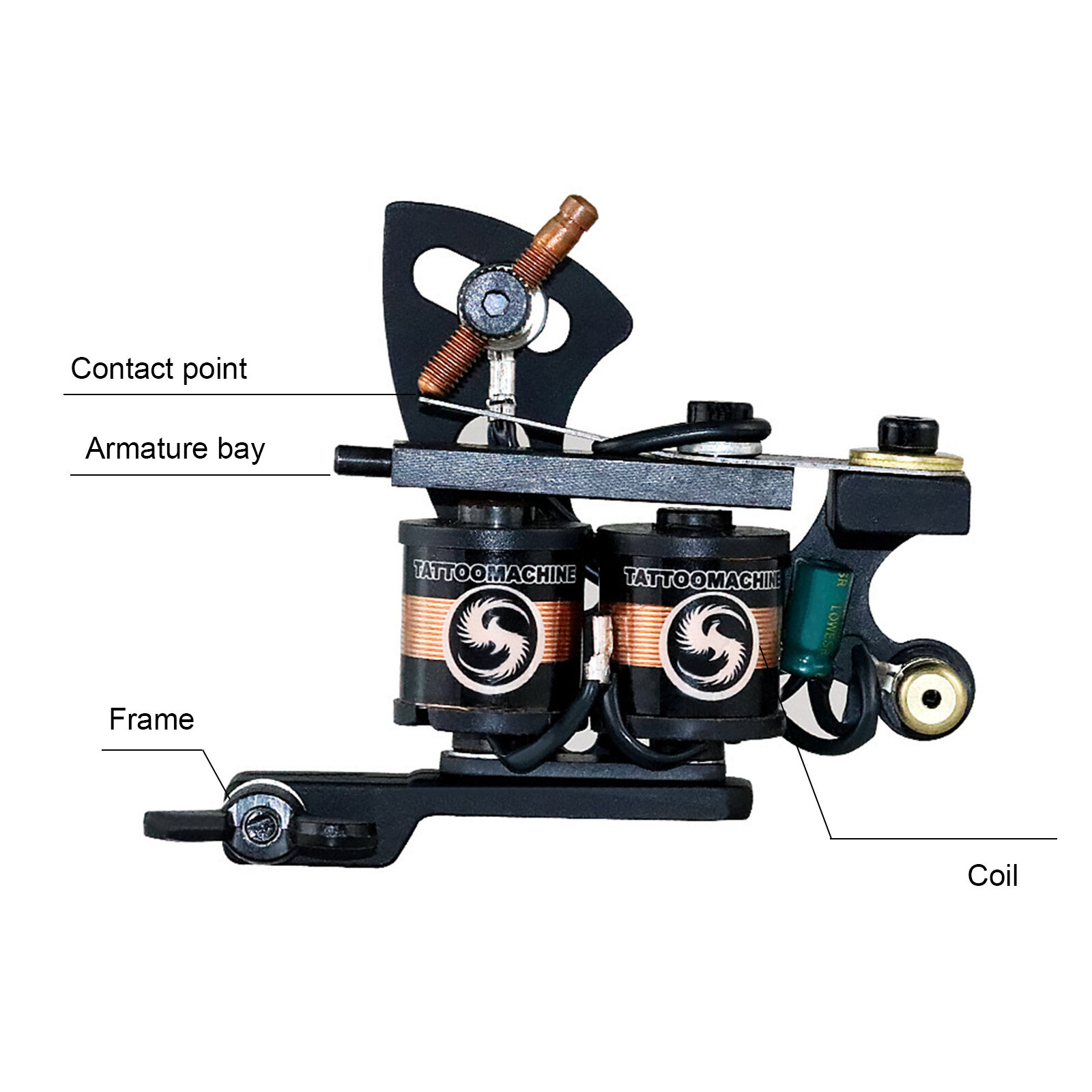 Машинка для татуировки Coils Tattoo Shader Liner Gun Motor Tattoo Machine