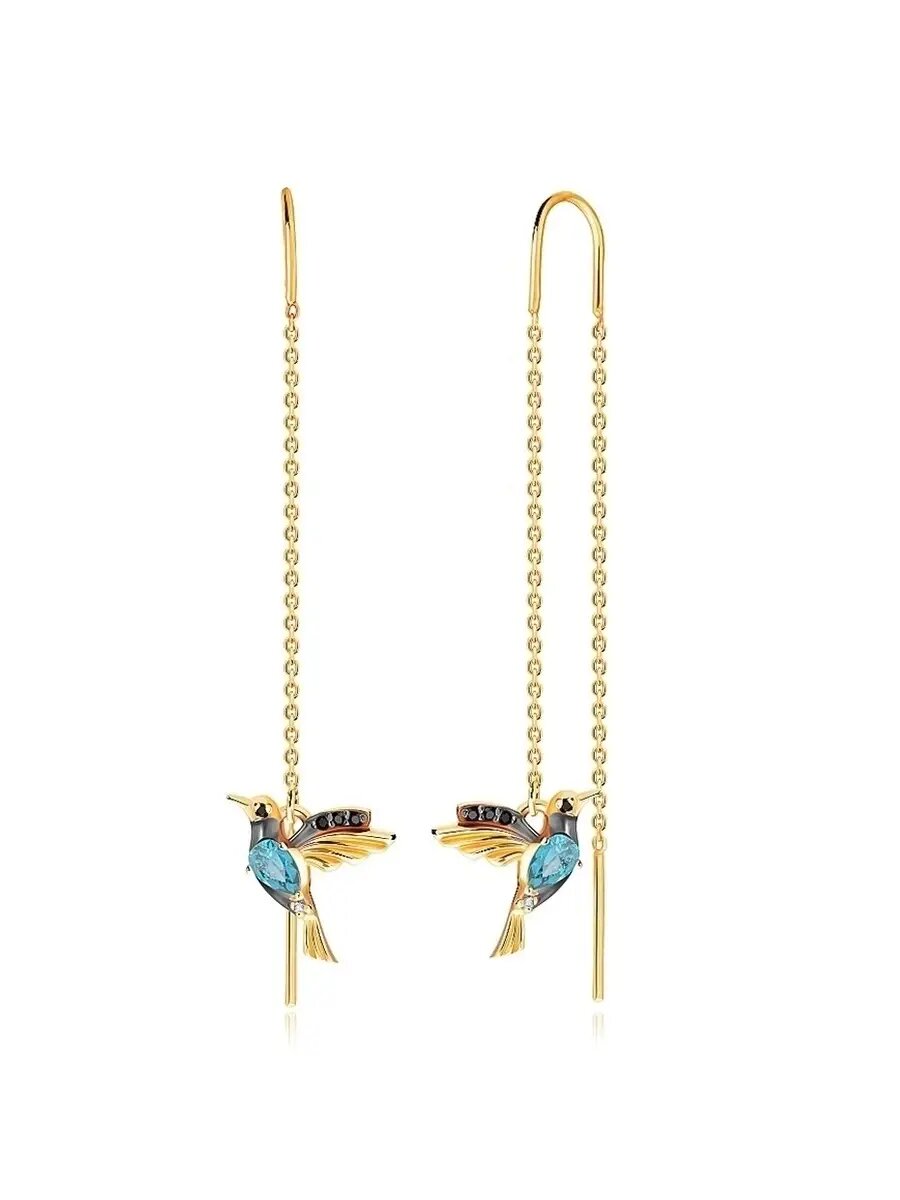 Серьги, серебро, 925 проба