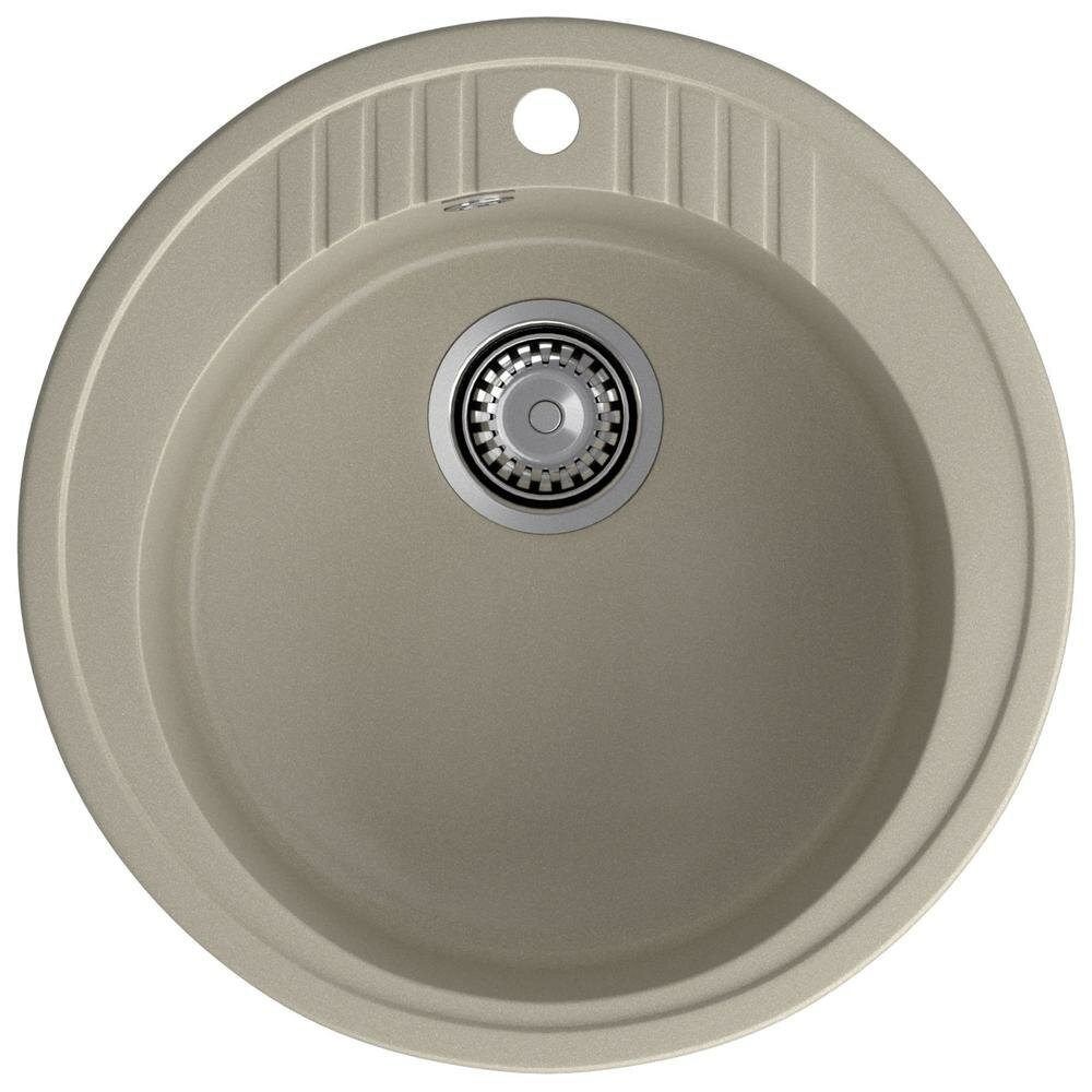 Кухонная мойка GranFest RONDO 520, топаз