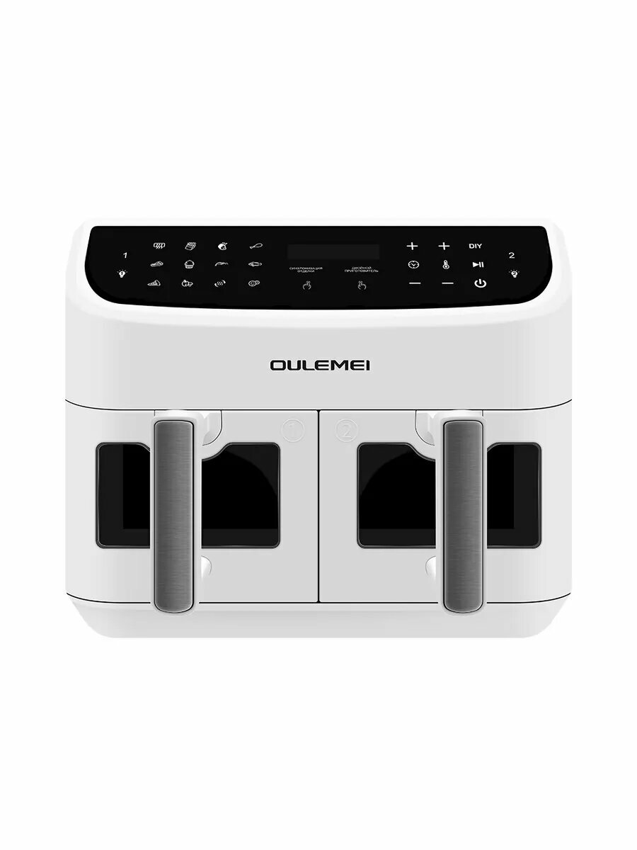 Аэрогриль OULEMEI OLM-KZF023, мощность 2600Вт, 12л, антипригарный, таймер 60 мин