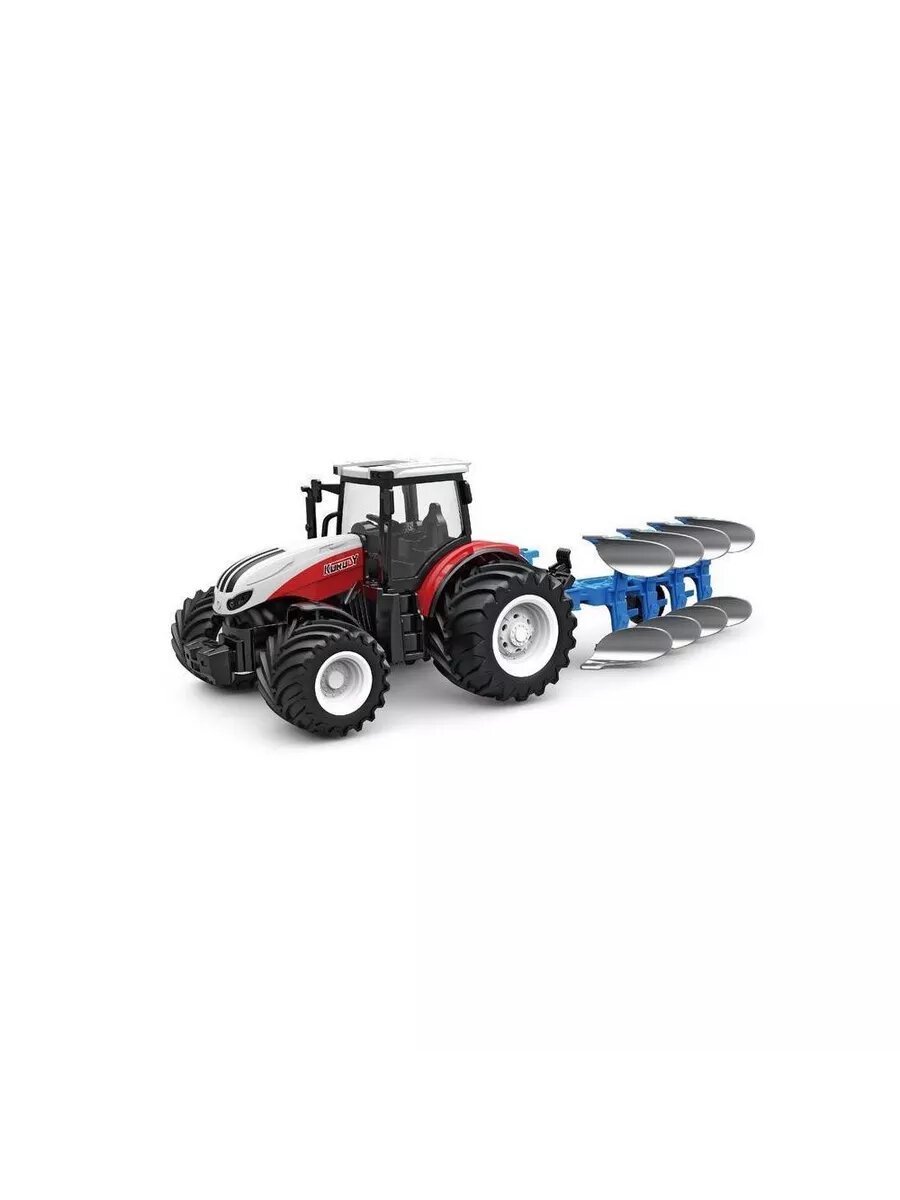Радиоуправляемый трактор Korody KR6638K, масштаб 1:24, 2.4ГГц, с плугом