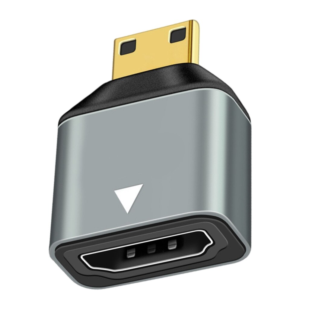 Женский адаптер Mini Male Поддерживает Преобразователь из алюминиевого сплава 4K 60Hz, Подходящий Для ноутбуков и проекторов С плавной потоковой передачей