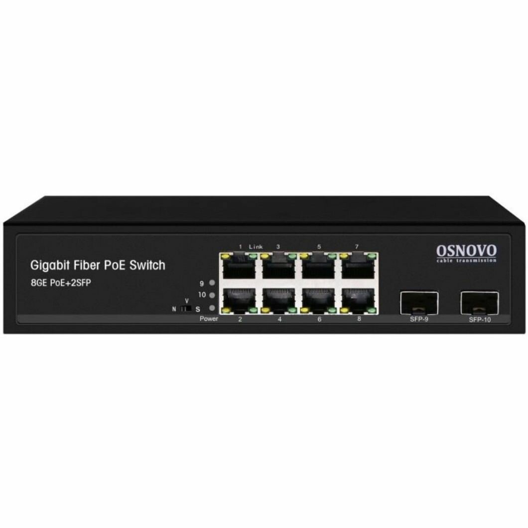 OSNOVO SW-80802(150W) Коммутатор POE