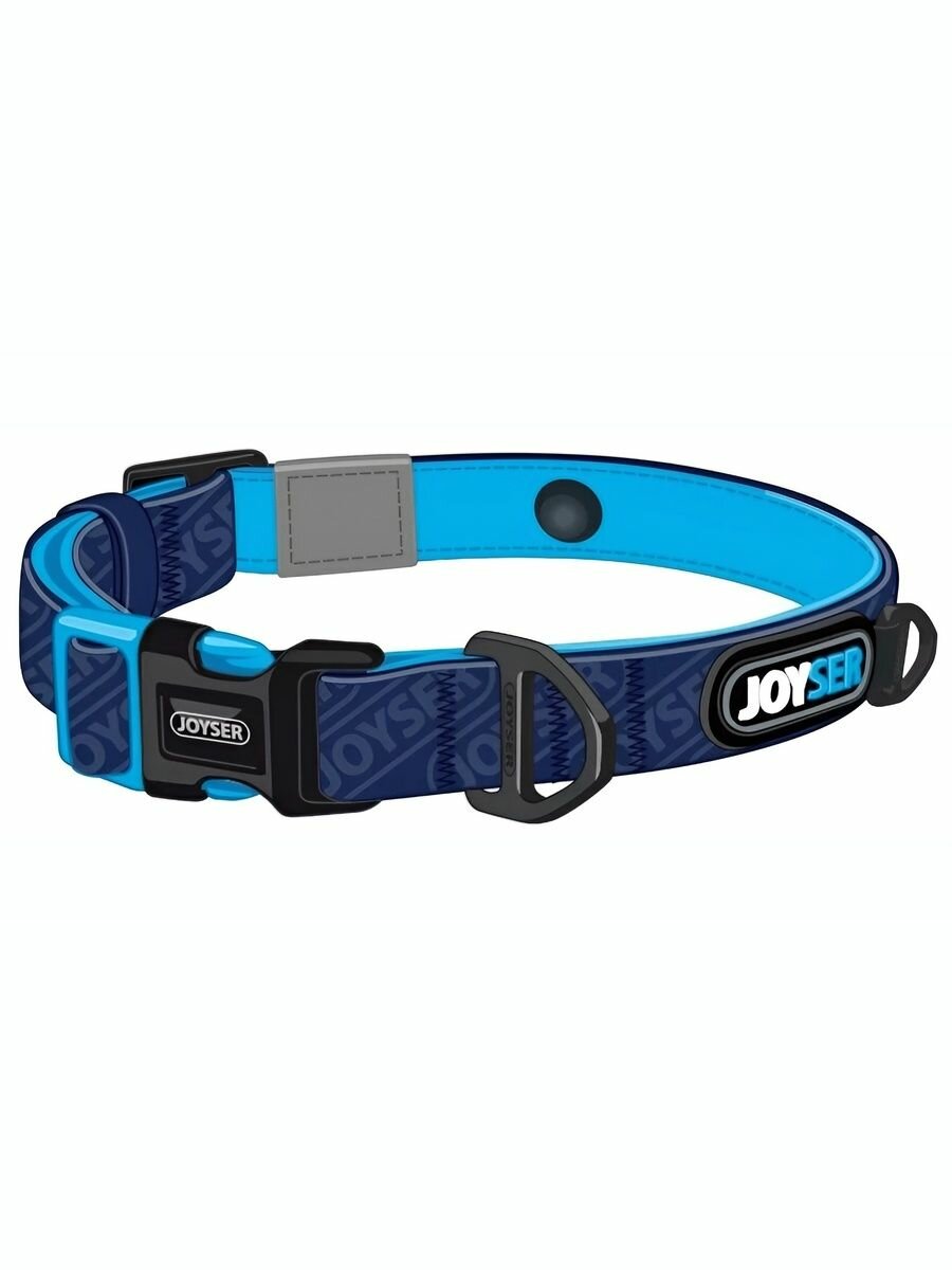 Ошейник JOYSER "Base Collar", для собак, синий, голубой, размер L