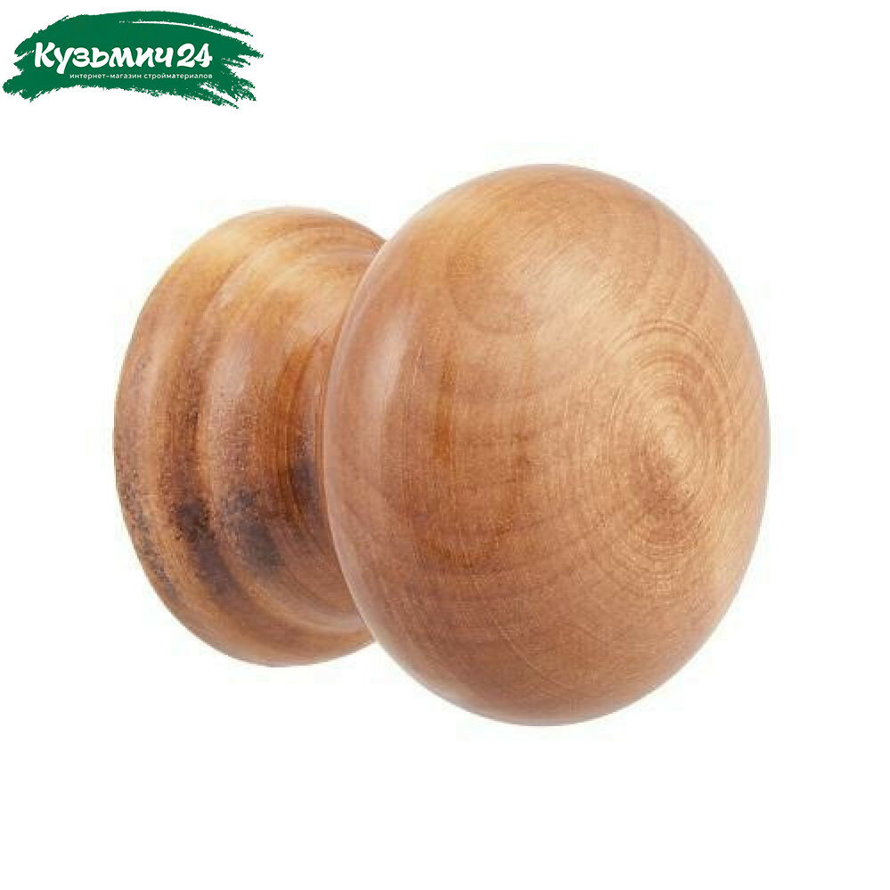 Ручка-кнопка дверная Кнопка ЙО-дуб